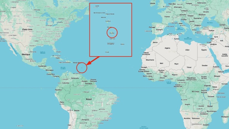 Martinique Carte Monde : Découverte géographique et touristique